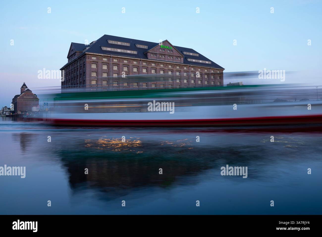 Berlin, Germany. 20th Mar, 2025. View of the Westhafen with the Behala ...