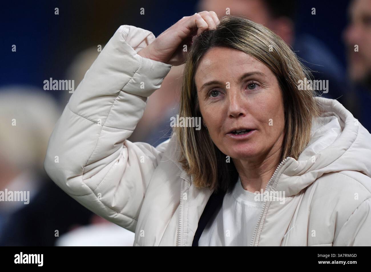 Chelsea manager Sonia Bompastor before the UEFA Women's Champions ...