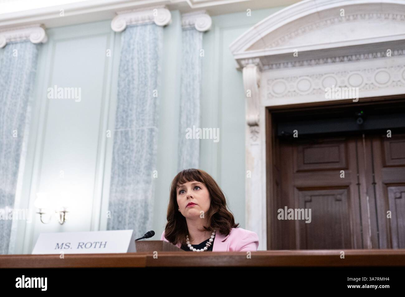Arielle Roth at her Senate Committee on Commerce, Science, and ...