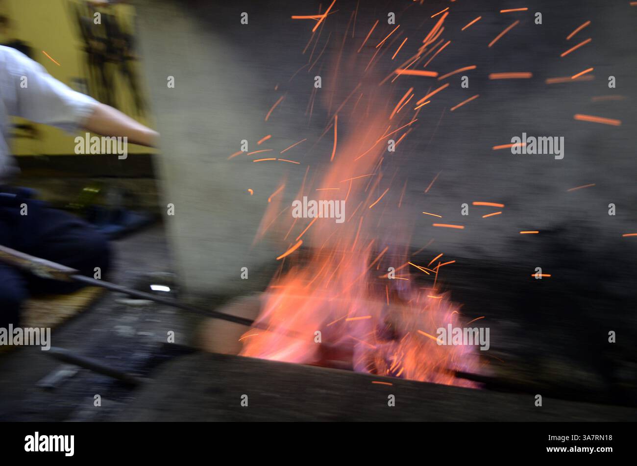 Oct. 18, 2012 - Saitama, Saitama, Japan - Japanese Sword Smith ...