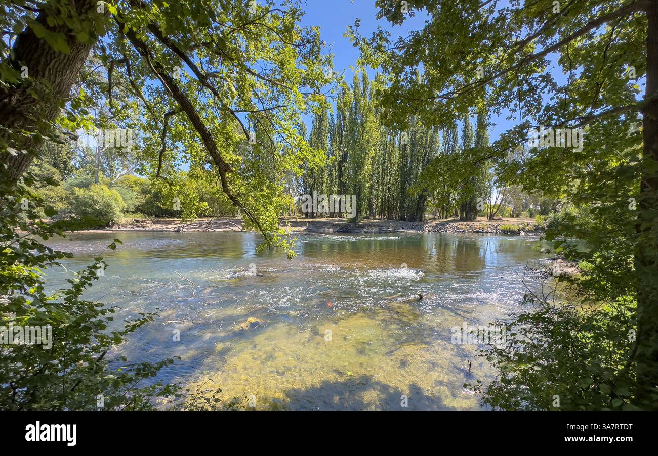 The Tumut river at Tumut in southern New South Wales Stock Photo - Alamy