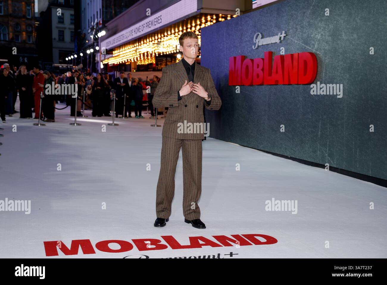Anson Boon poses for photographers upon arrival at the premiere of ...