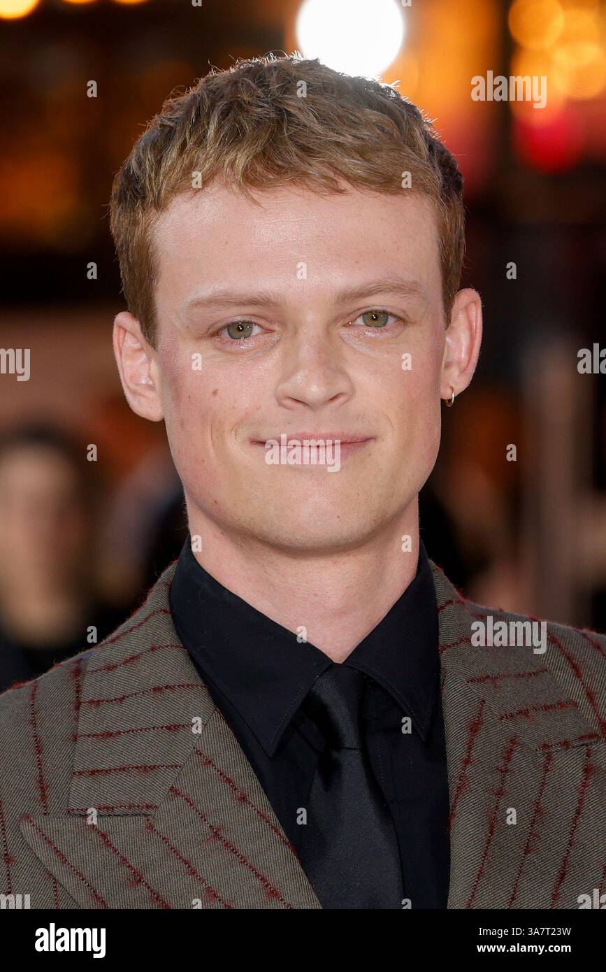 Anson Boon poses for photographers upon arrival at the premiere of ...