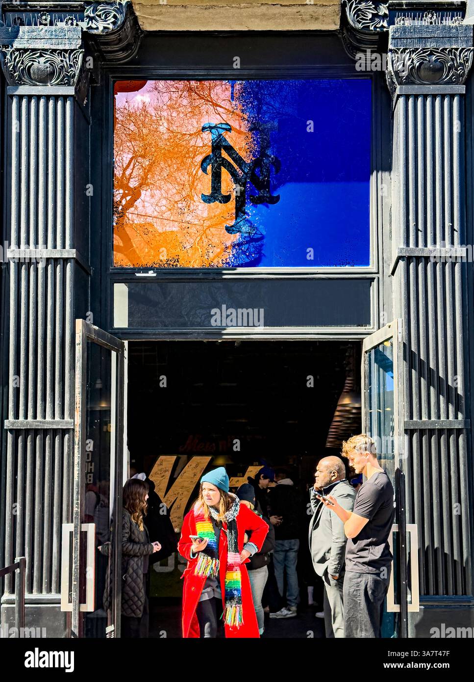 Mets House NYC, pop-up store and activities space, building exterior ...