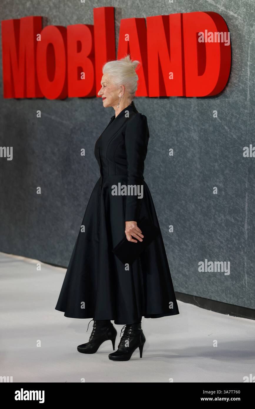 Helen Mirren poses for photographers upon arrival at the premiere of ...