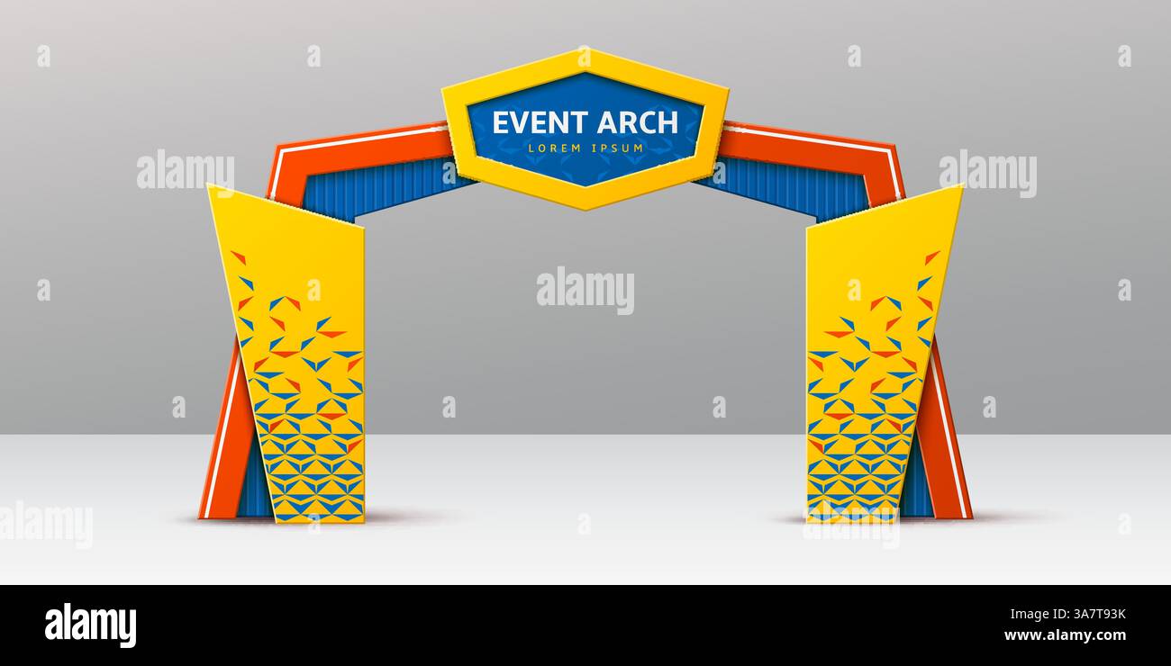 Welcome arch archway Stock Vector Images - Alamy