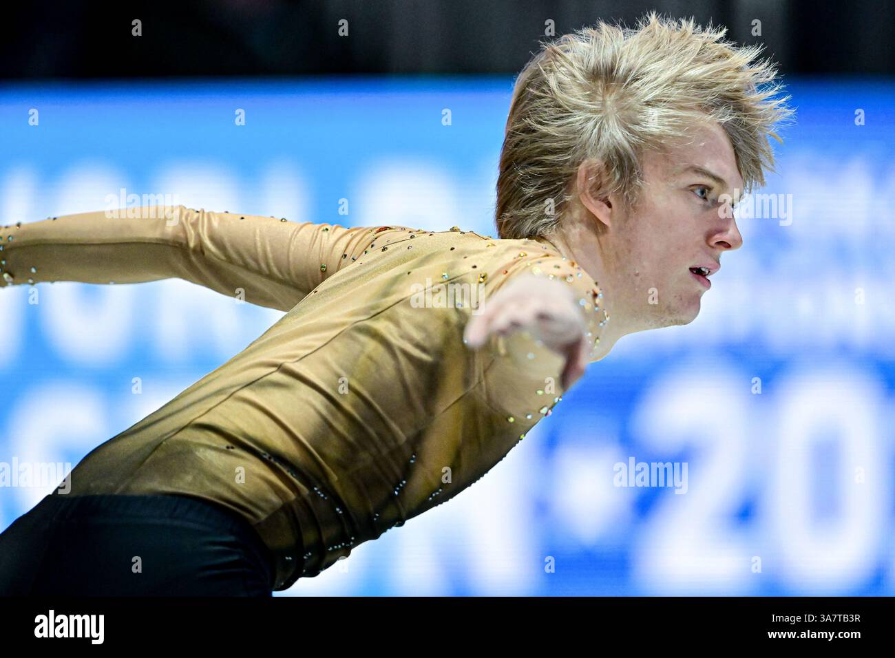 Daniel GRASSL (ITA), during Men Short Program, at the ISU World Figure ...