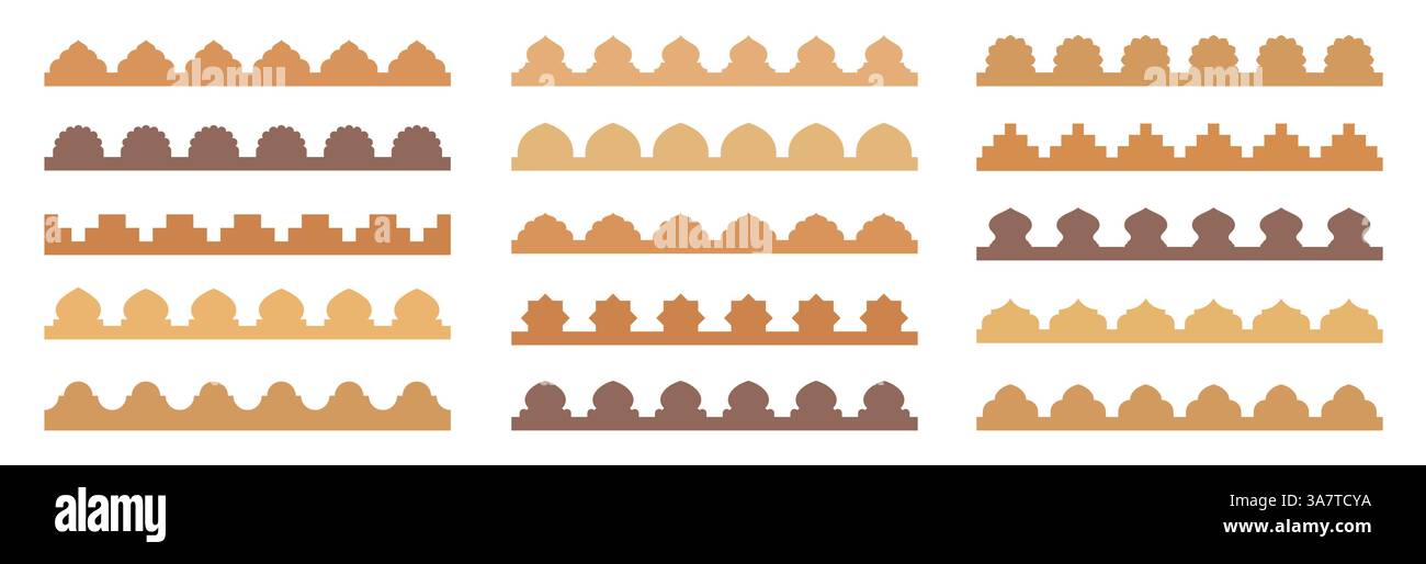 Mughal architectural pattern Cut Out Stock Images & Pictures - Alamy