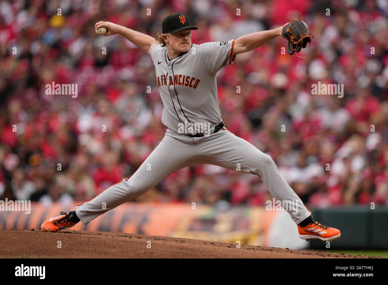 San Francisco Giants pitcher Logan Webb throws in the first inning of ...