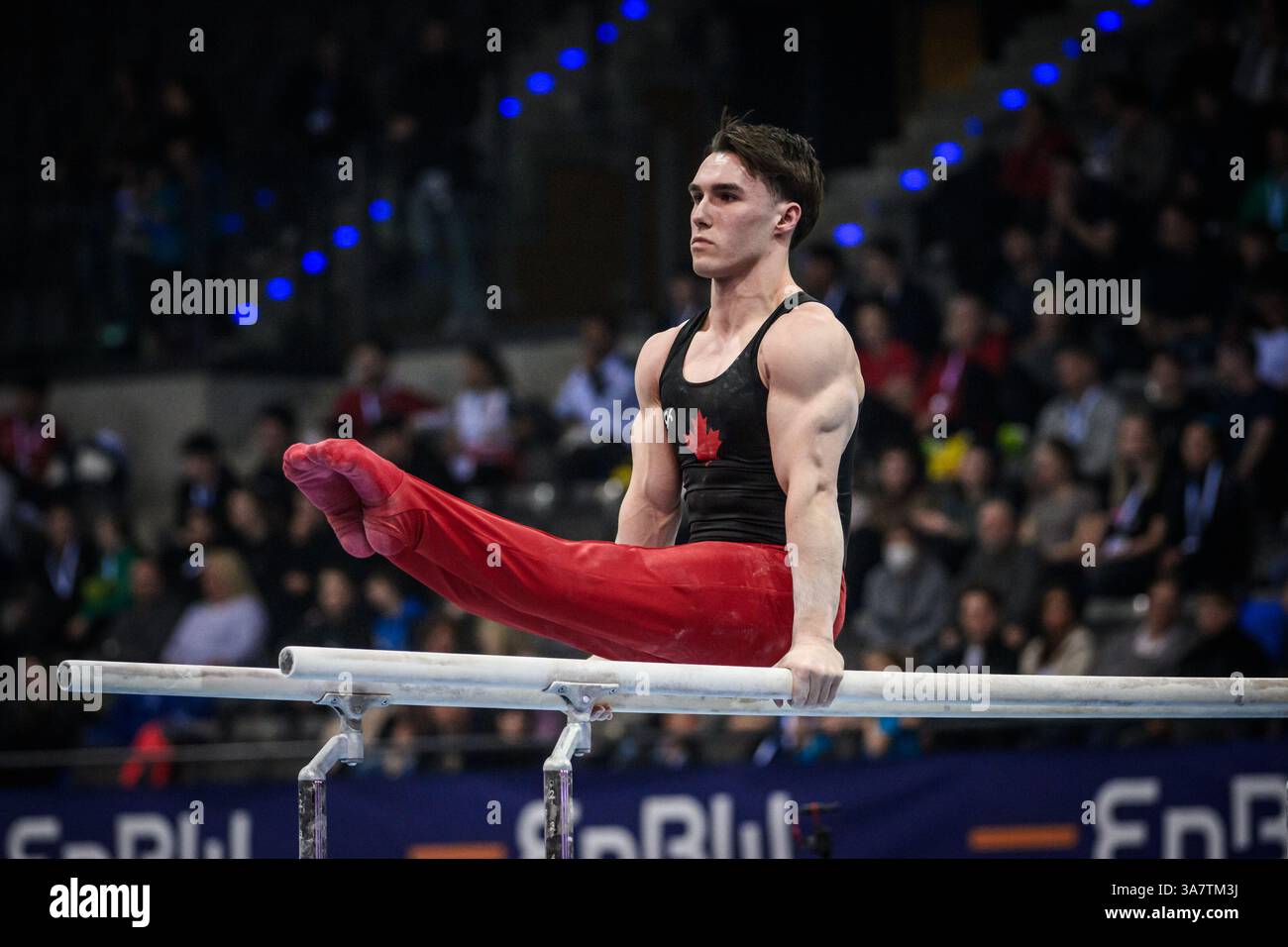 Stuttgart, Deutschland. 27th Mar, 2025. Samuel Zakutney (CAN) - Barren ...