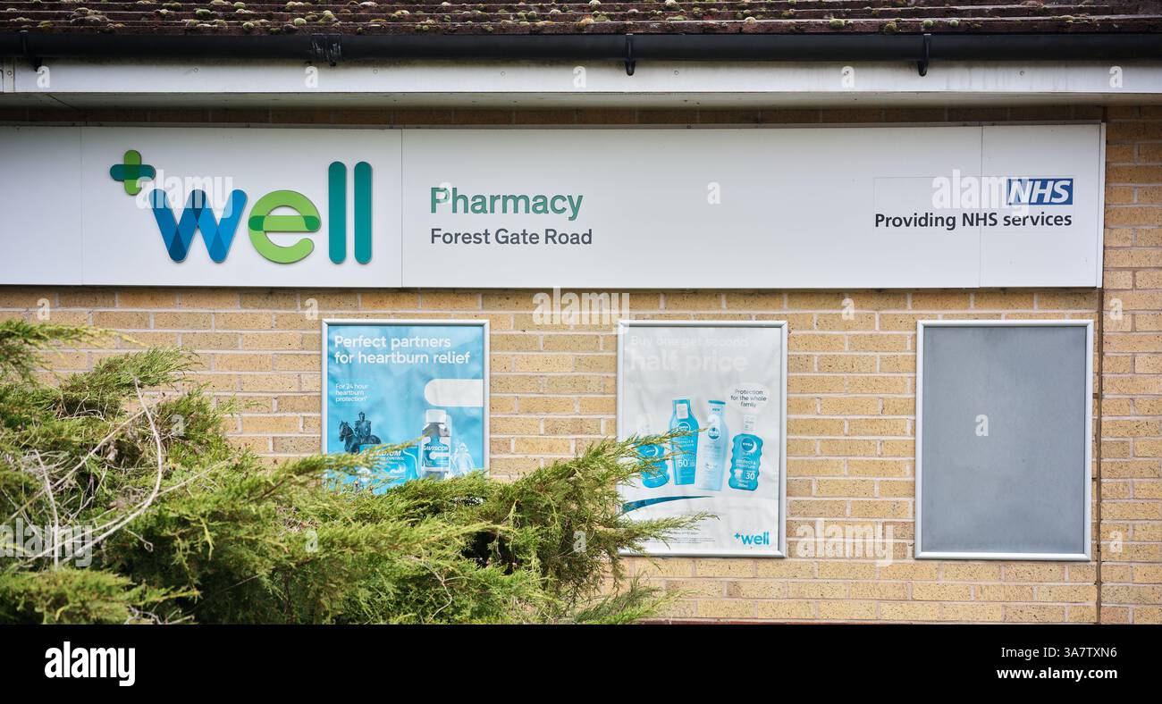 Well Pharmacy, Forest Gate, Corby, England Stock Photo - Alamy