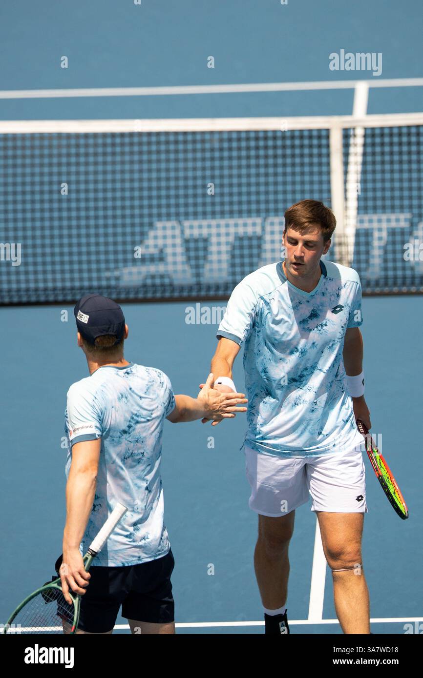 Julian Cash and Lloyd Glasspool of Great Britain celebrate during the ...
