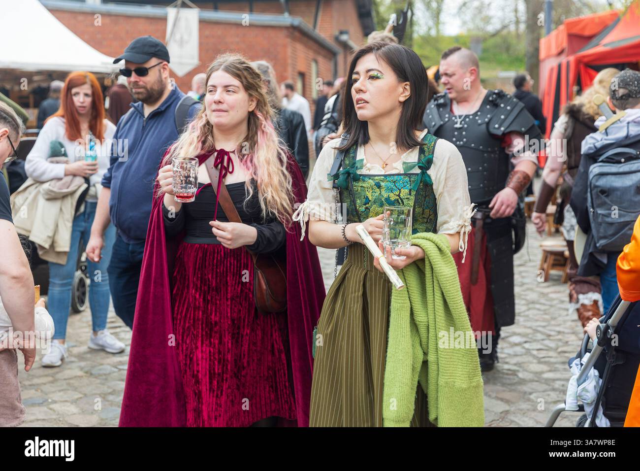 Berlin, Germany - 30 March, 2024: Medieval Fair: Easter Knight ...