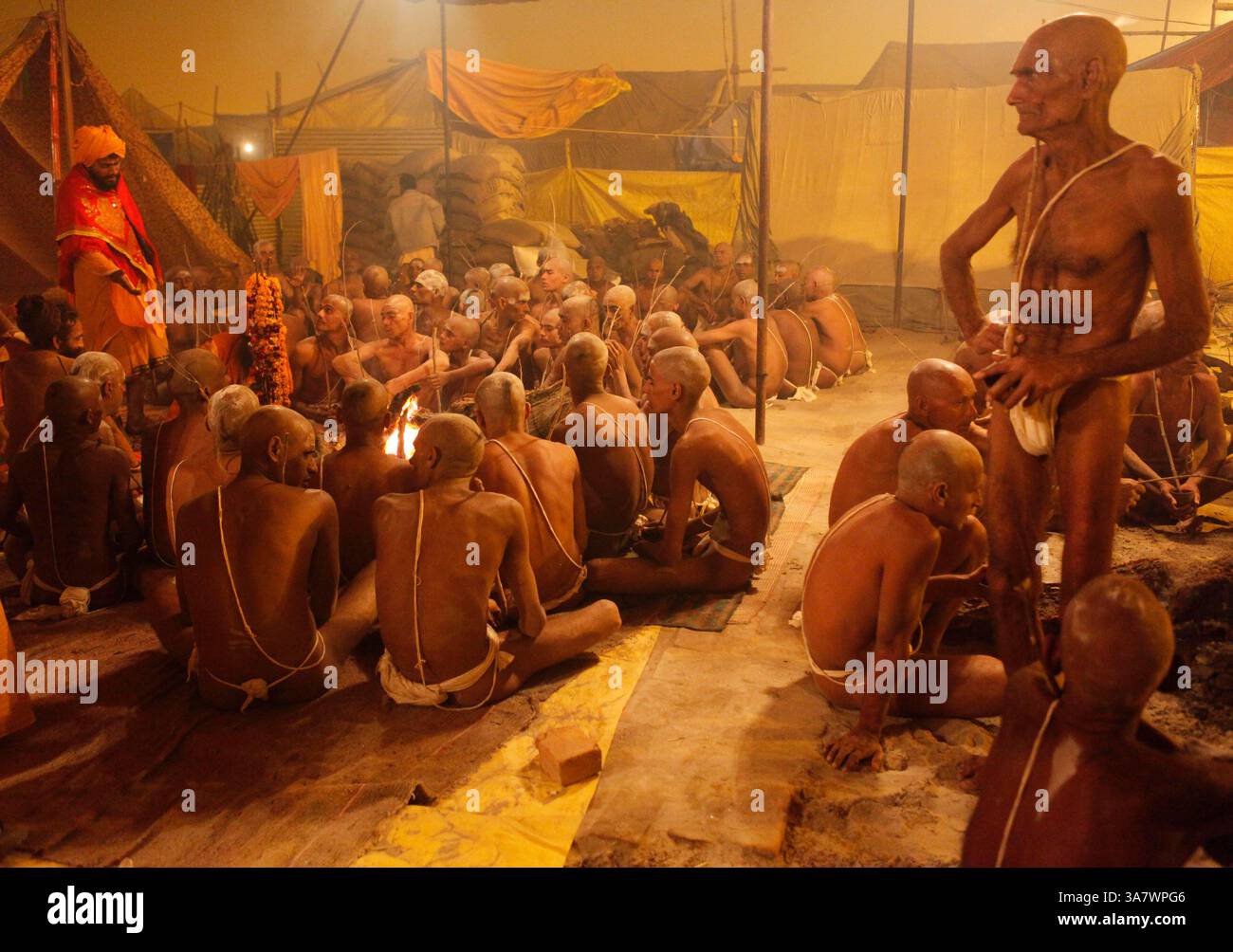 Jan 30, 2013 - Allahabad, Uttar Pradesh, India - Newly initiated Naga ...