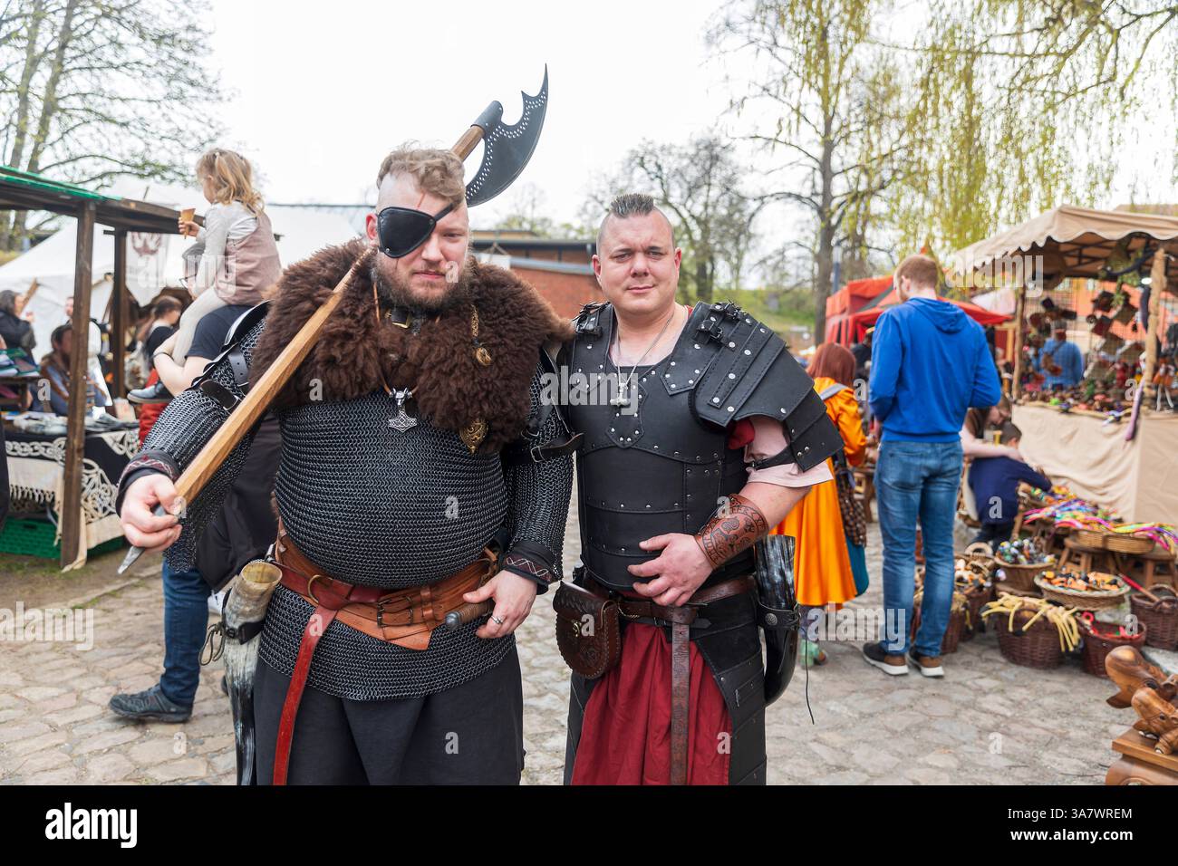Berlin, Germany - 30 March, 2024: Medieval Fair: Easter Knight ...