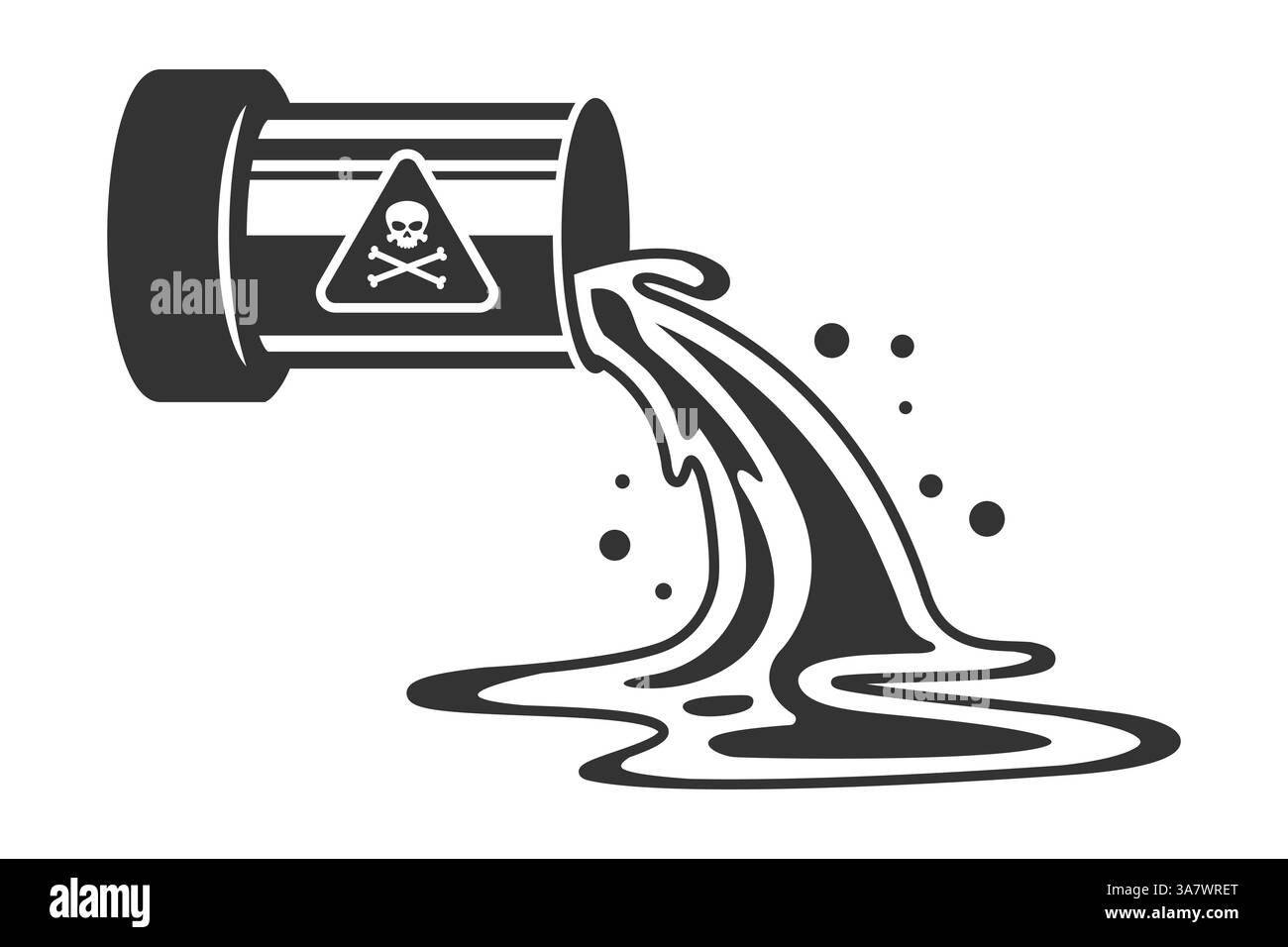 Sewage river river Black and White Stock Photos & Images - Alamy