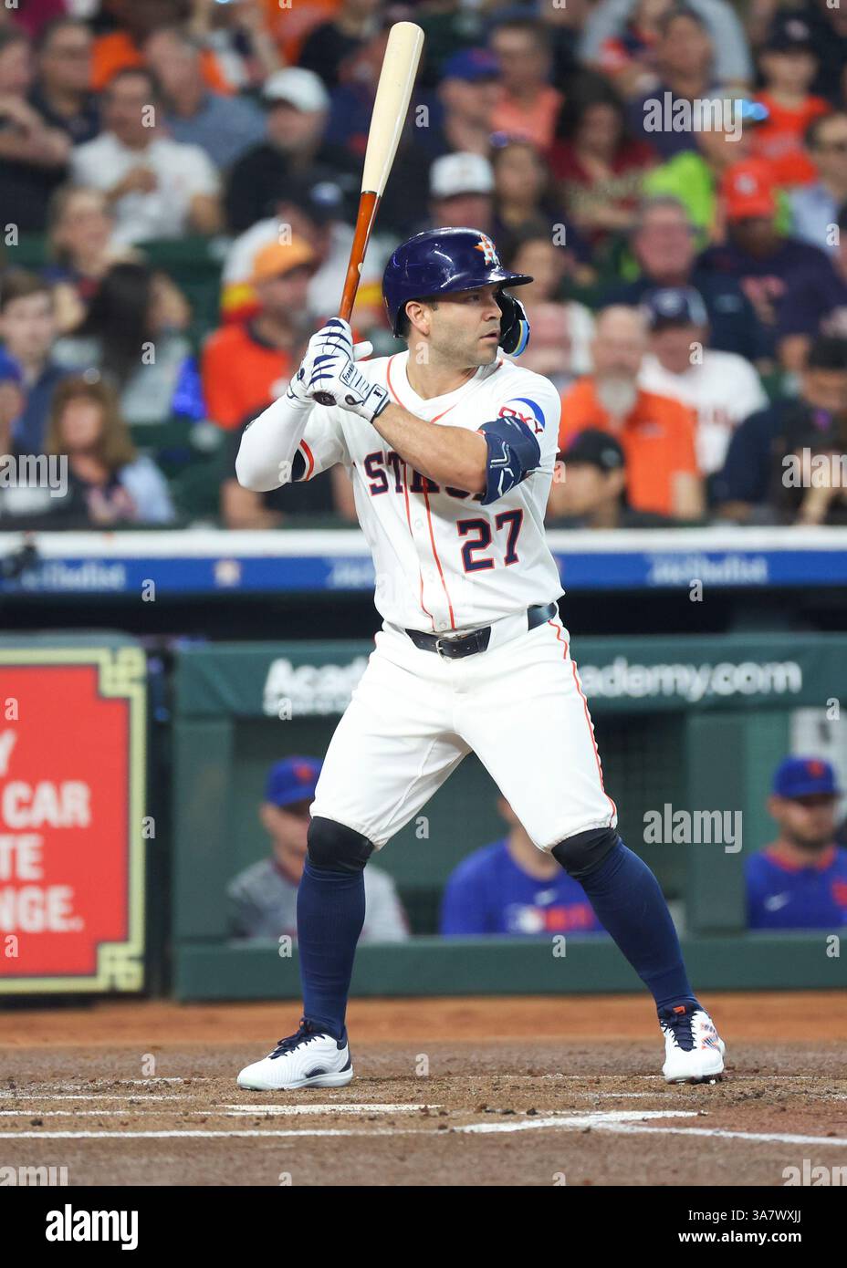 HOUSTON, TX - MARCH 27: Houston Astros left fielder Jose Altuve (27 ...
