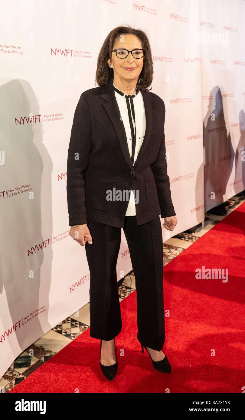 March 26, 2025, New York, New York, United States: Amy Entelis attends ...
