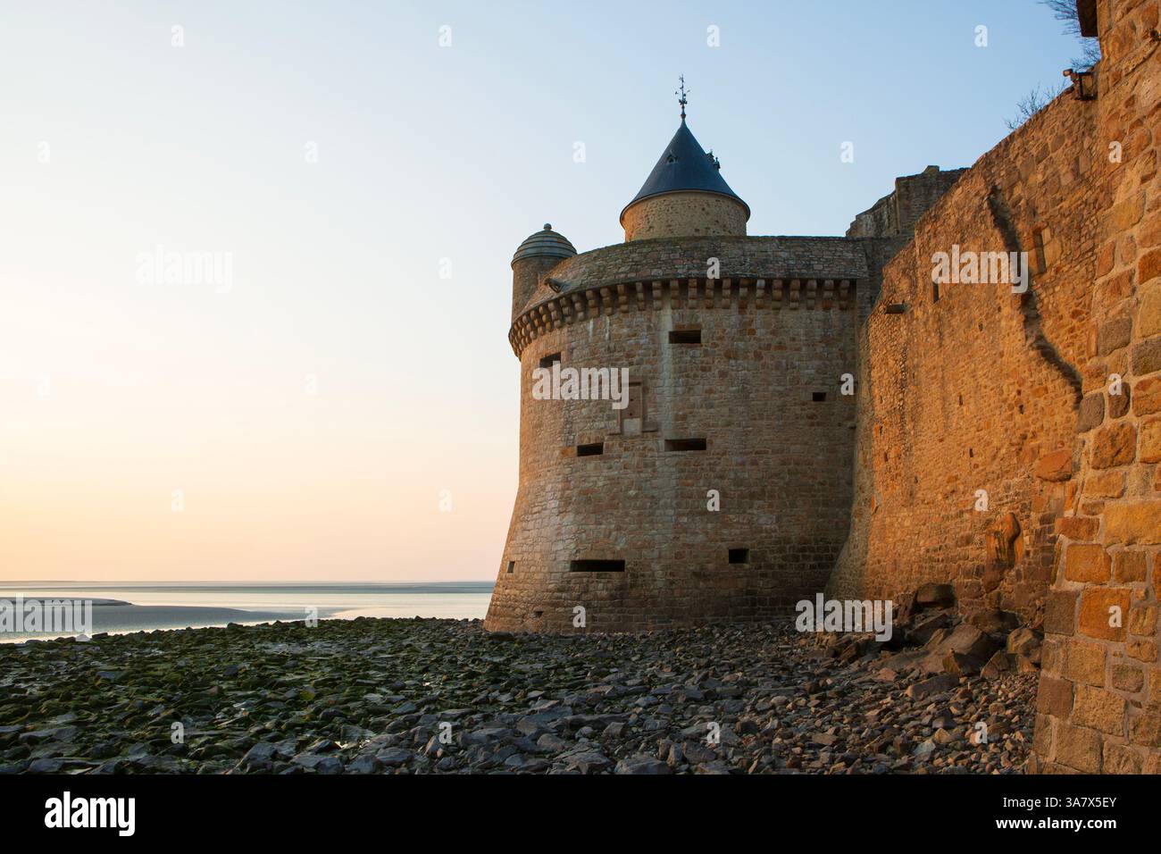 Gabriel's Tower (Tour Gabriel) at Mont-Saint-Michel (Saint Michael's ...