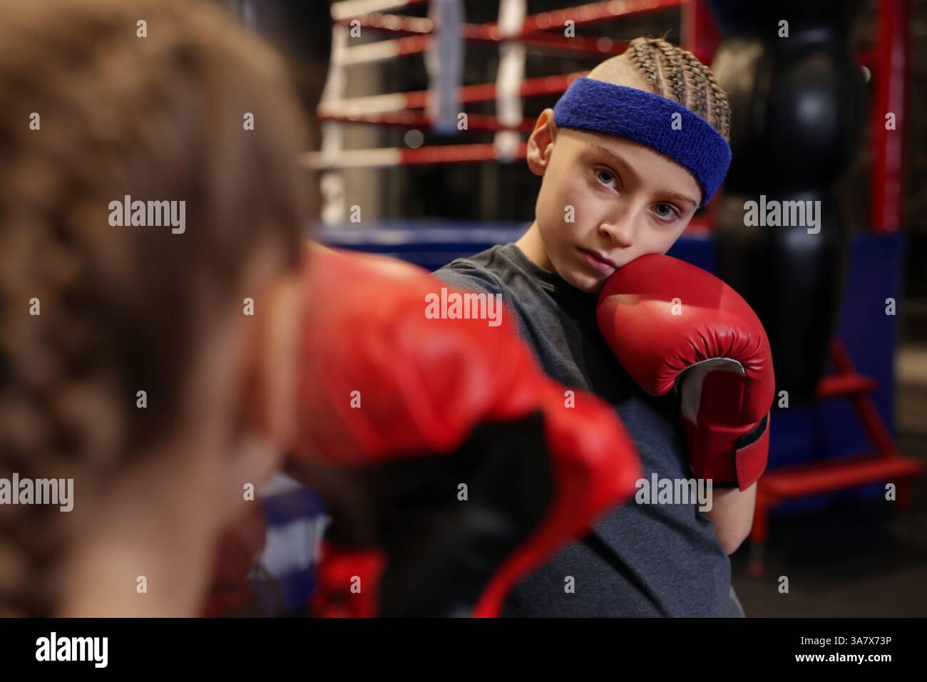 Preteen children practicing in hi-res stock photography and images - Alamy