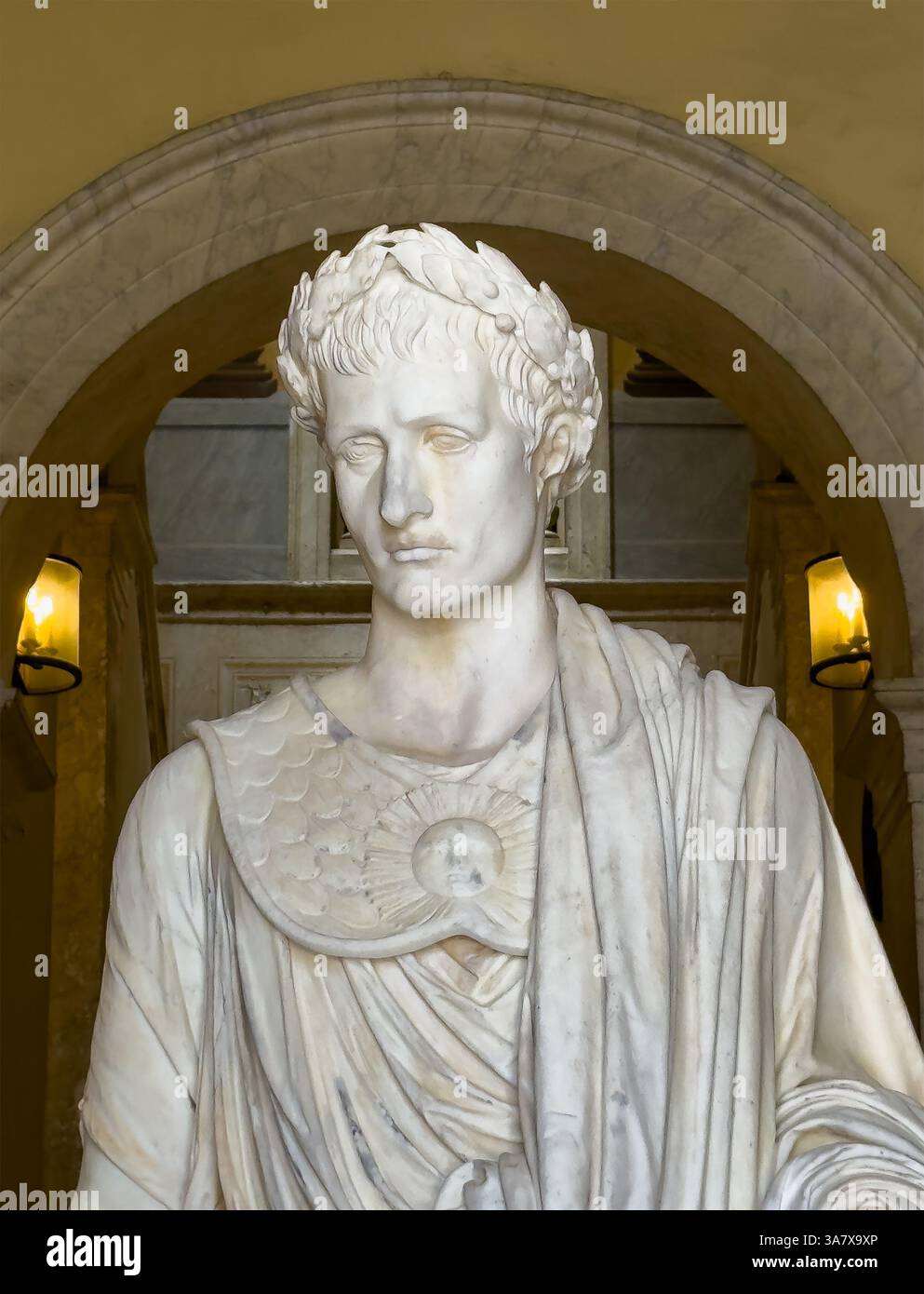 Ajaccio, Corsica, France July 8, 2024: Historic Hotel de Ville building ...