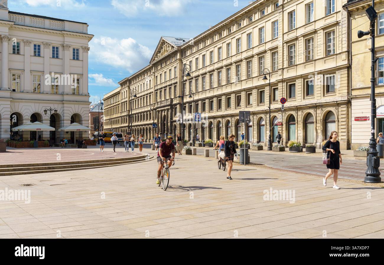 Warsaw, Poland. Krakowskie Przedmiescie and Nowy Swiat streets - part ...