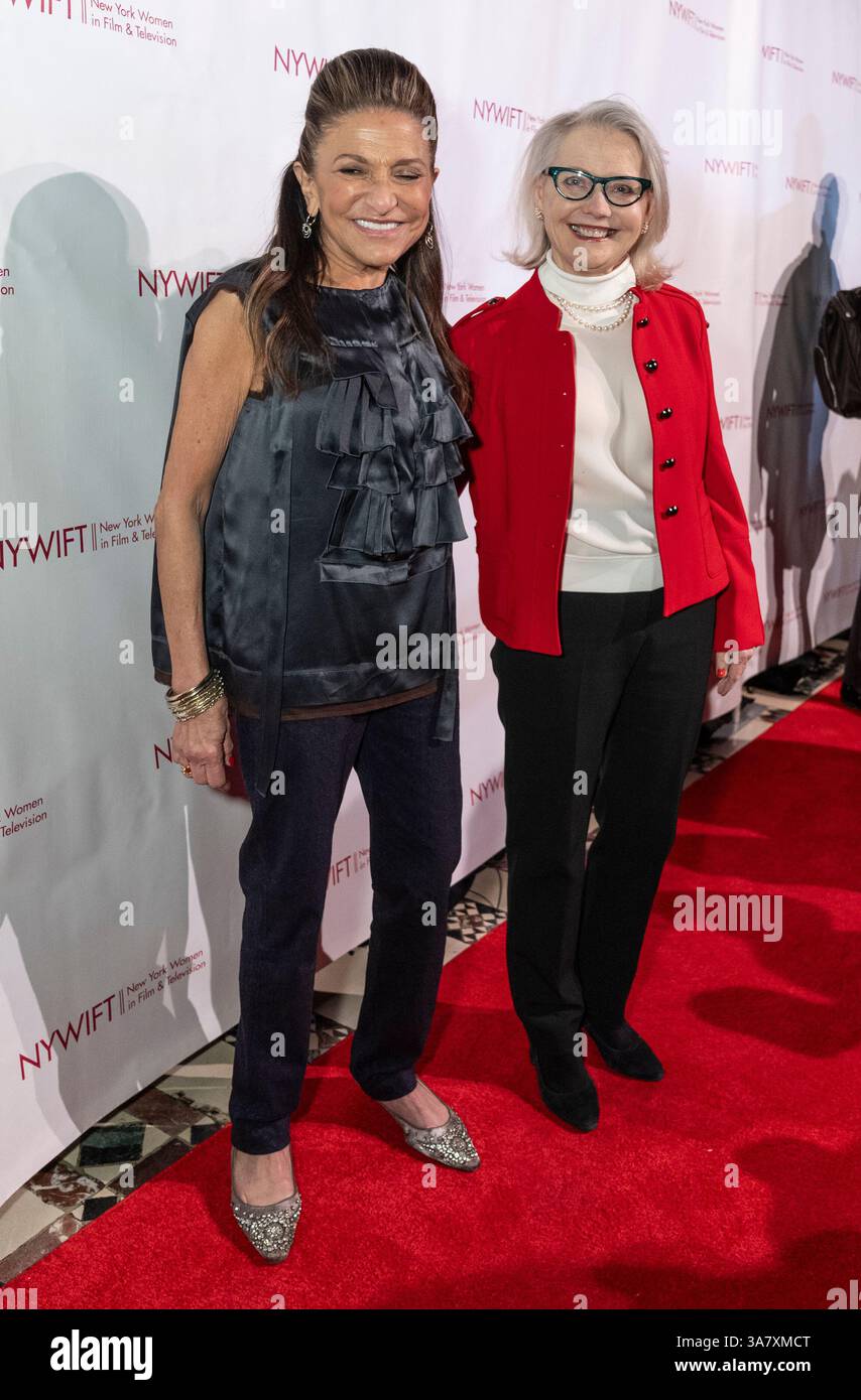 March 26, 2025, New York, New York, United States: Celia Costas and Pat ...