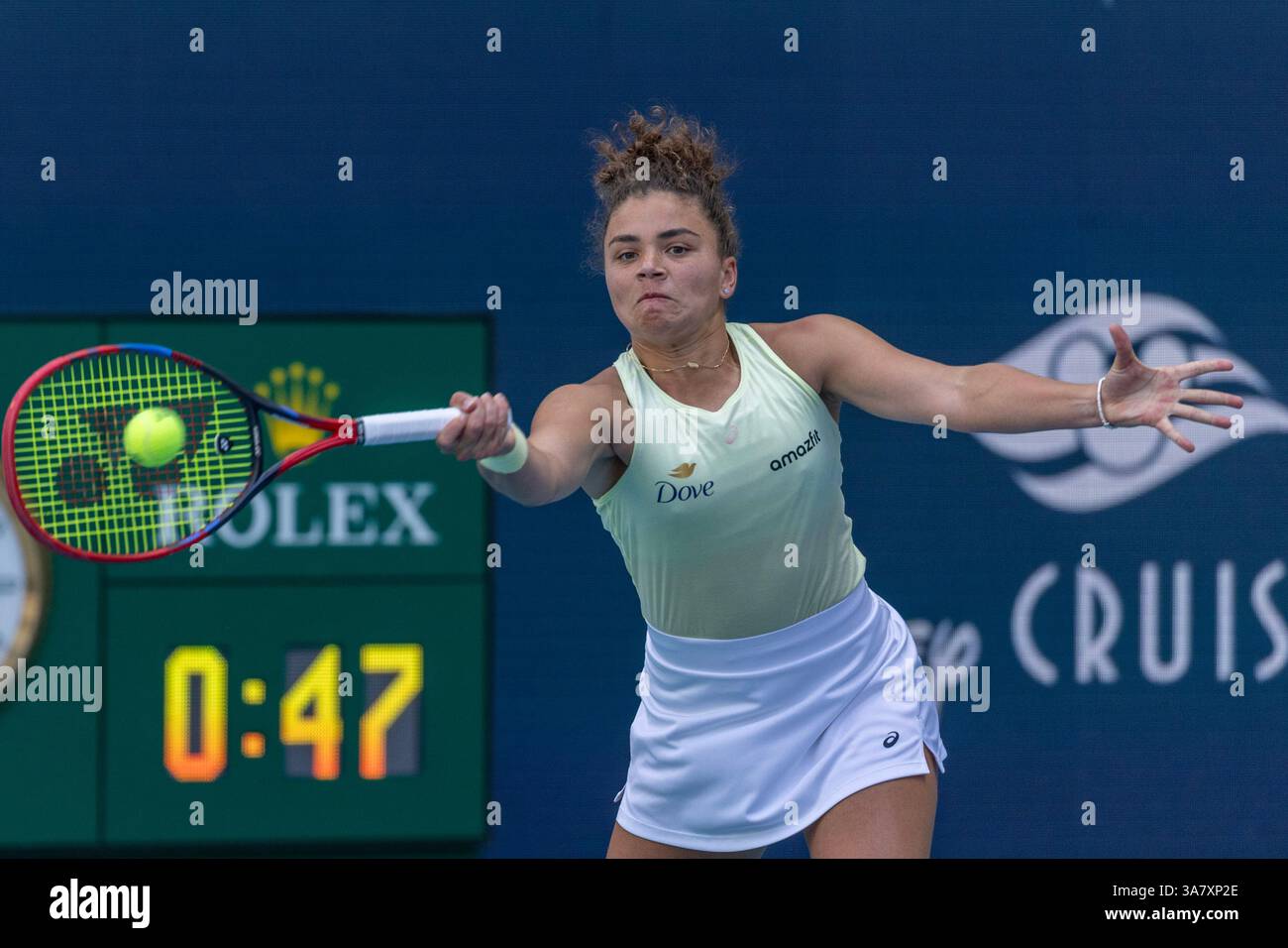 Miami Gardens, United States. 27th Mar, 2025. Jasmine Paolini of Italy ...
