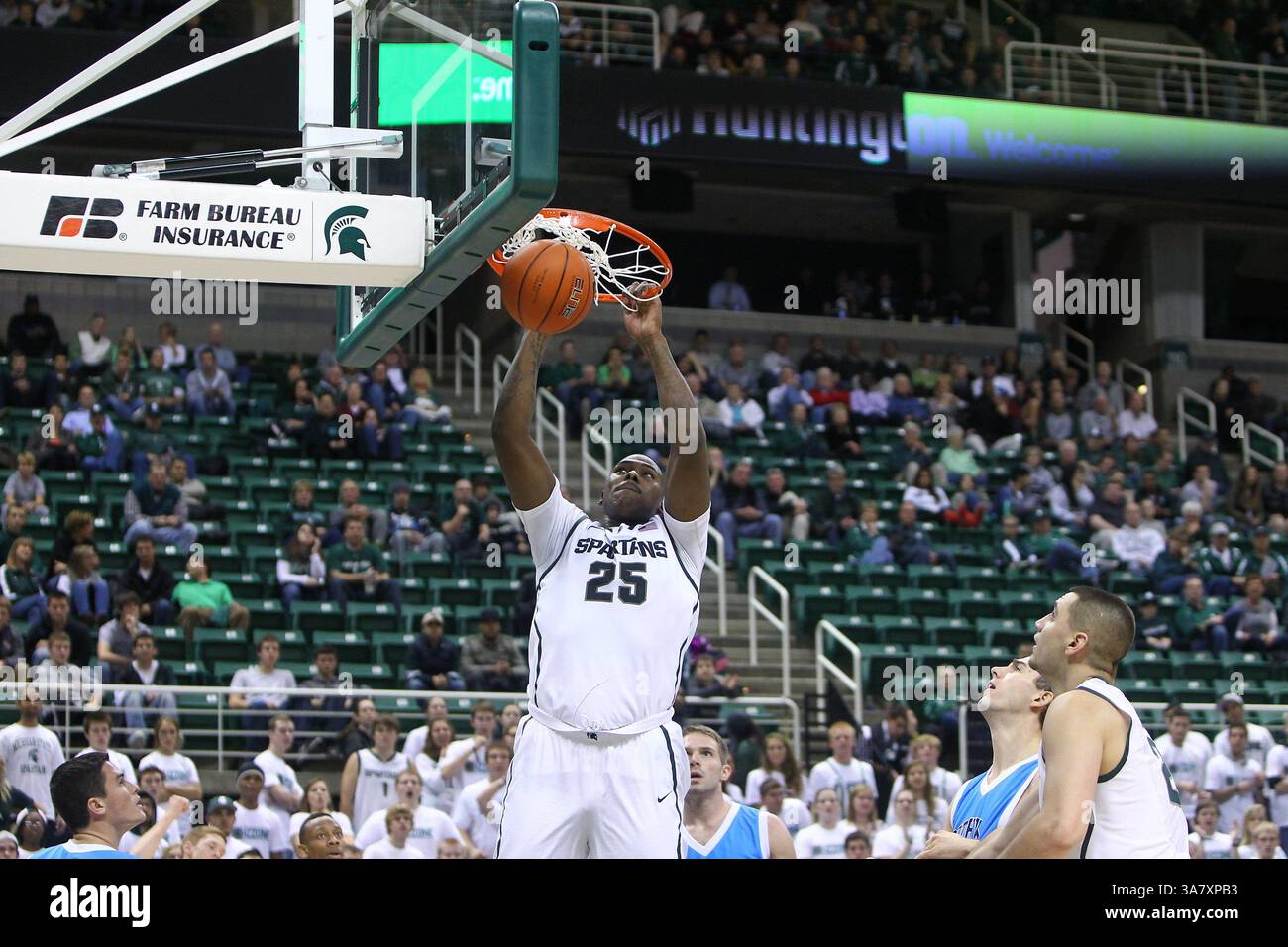 Oct. 30, 2012 - East Lansing, Michigan, U.S. - Michigan State center ...