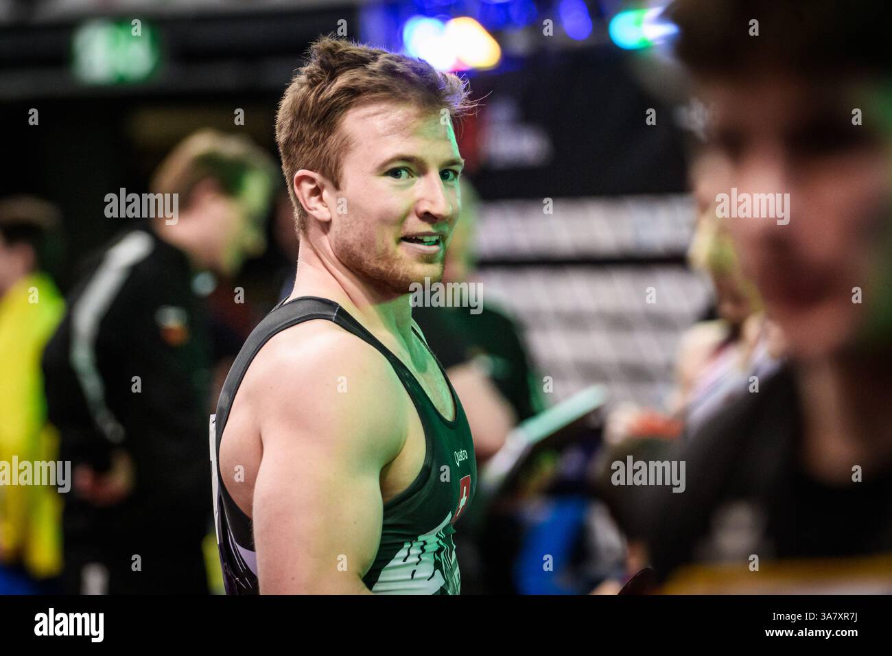 Stuttgart, Deutschland. 27th Mar, 2025. Tim Randegger (SUI)/40. EnBW ...