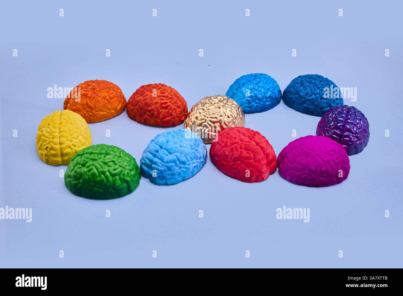 Infinity rainbow symbol. Autism awareness. Neurodiversity awareness and ...