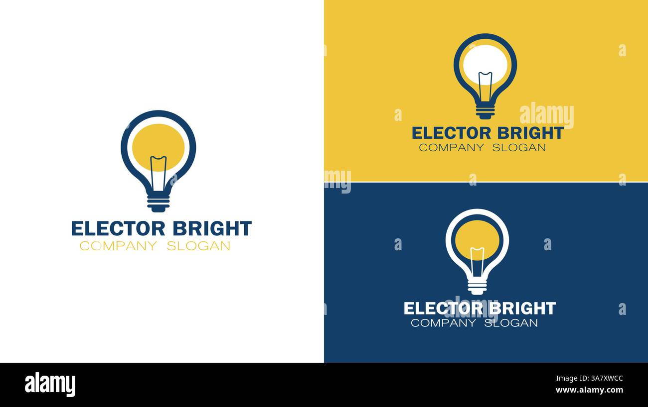 Light bulb brain logo Stock Vector Images - Alamy