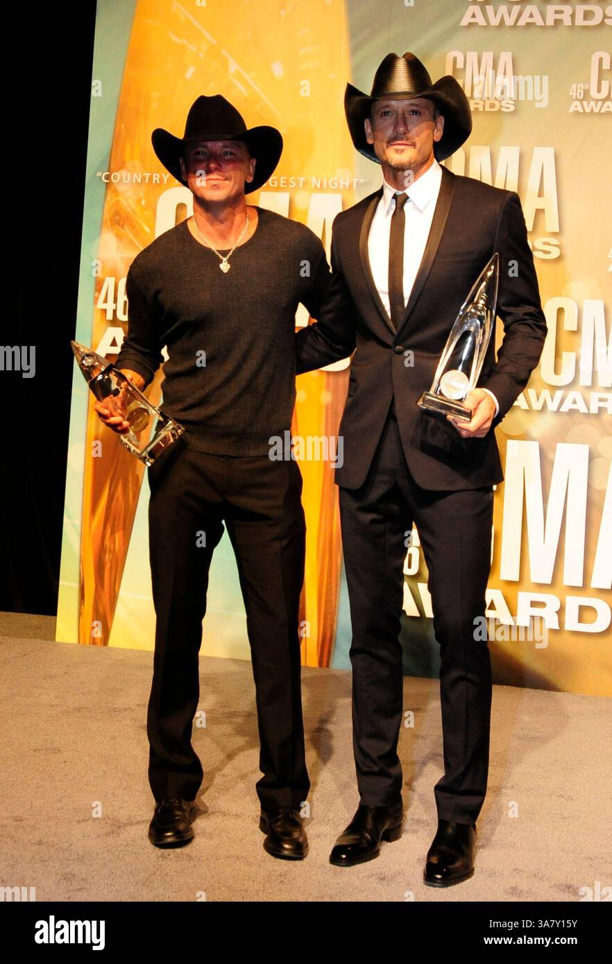Tim mcgraw 2012 awards hi-res stock photography and images - Alamy