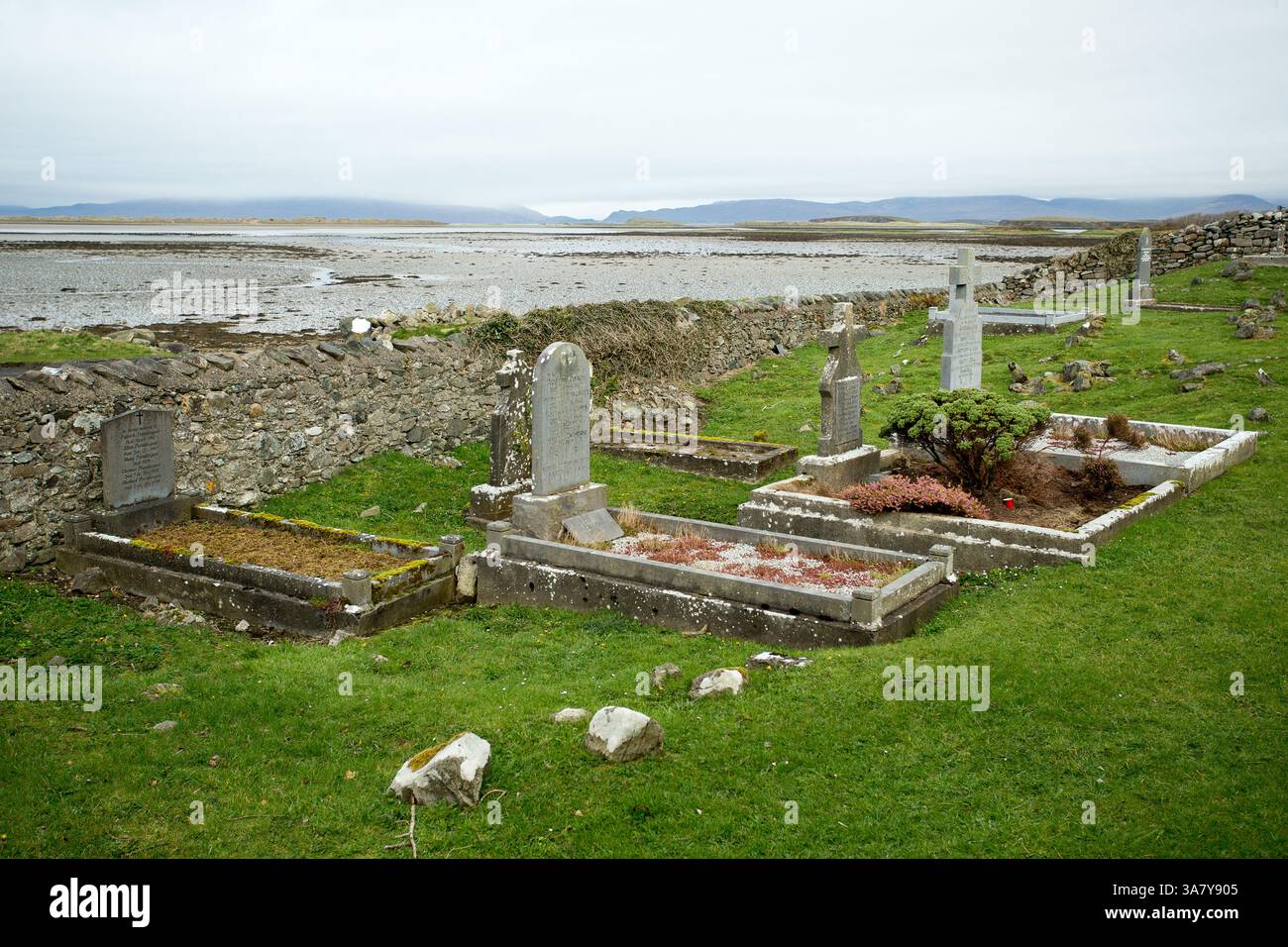 Murrisk Cemetery and abbey ruins Augustinian Friars Stock Photo - Alamy