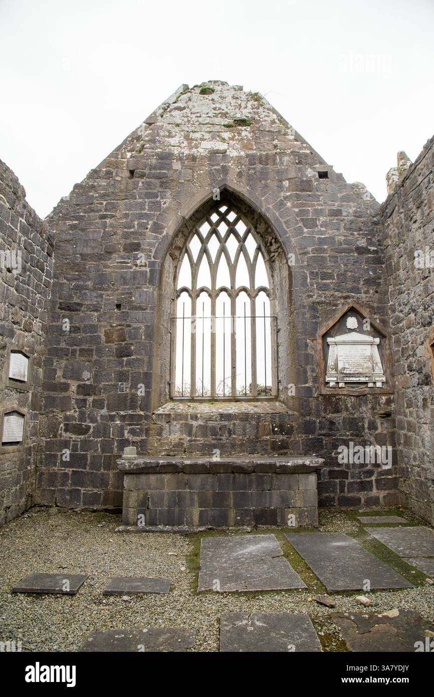 Murrisk Cemetery and abbey ruins Augustinian Friars Stock Photo - Alamy