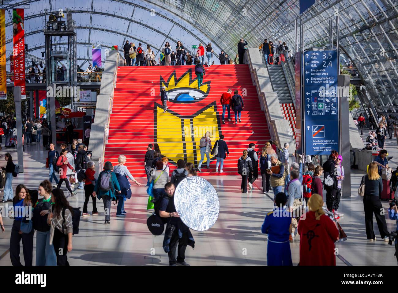 Leipziger Buchmesse In der neuen Messe präsentieren 2.040 Aussteller ...