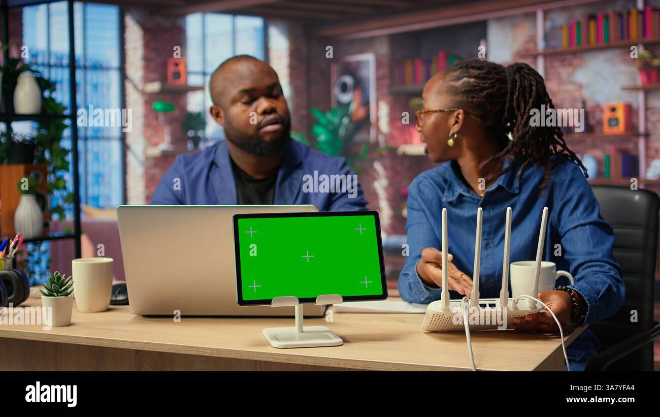 Irritated people trying fix hi-res stock photography and images - Alamy