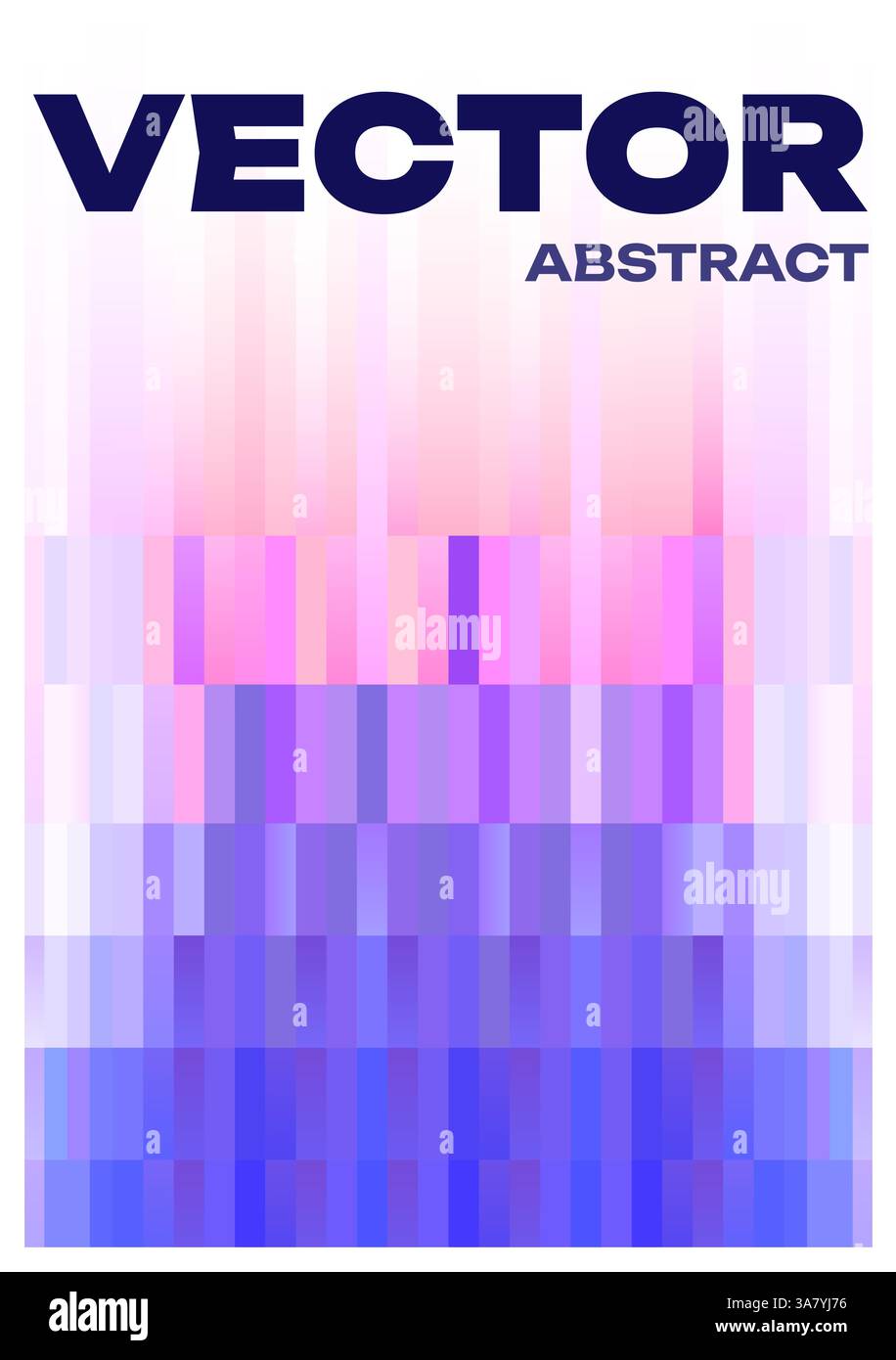 Digital Gradient Background with Colorful Blocks Stock Vector Image ...