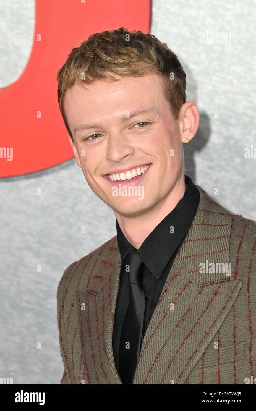 London, UK. 27th Mar, 2025. Anson Boon at UK premiere of MobLand at ...