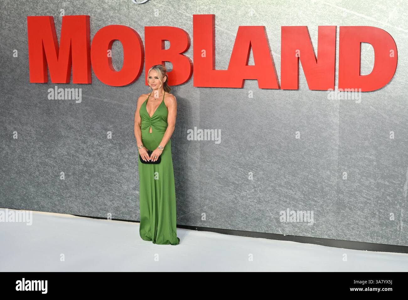 London, UK. 27th Mar, 2025. Annie Cooper at UK premiere of MobLand at ...