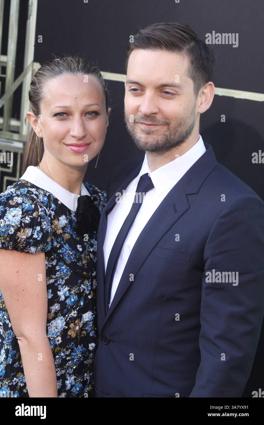 May 1, 2013 - New York, New York, U.S. - TOBEY MAGUIRE and wife.at ...