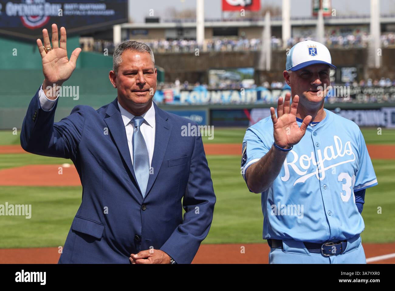 KANSAS CITY, MO - MARCH 27: Kansas City Royals general manager J.J ...