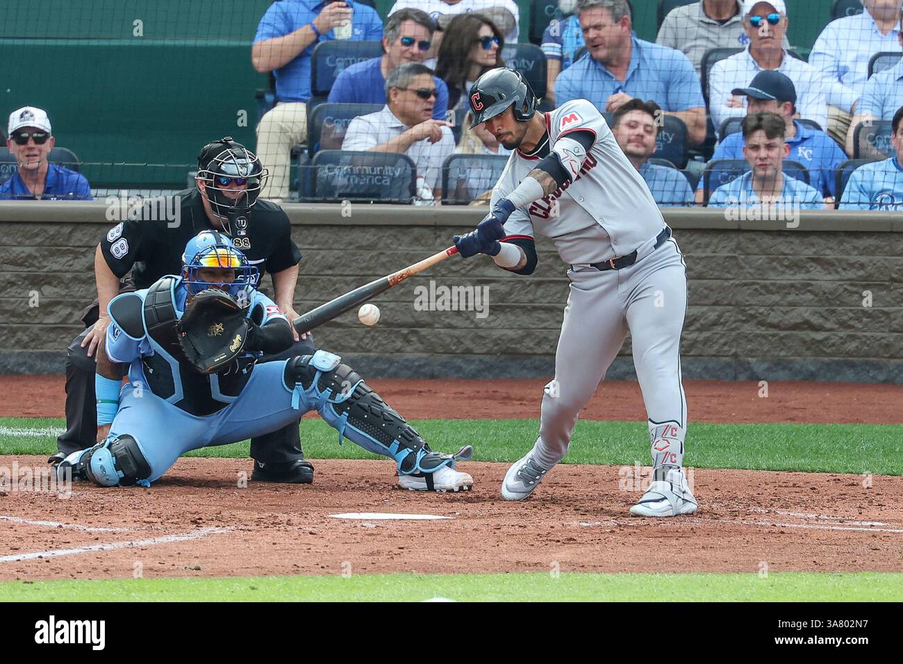 March 27, 2025: Cleveland Guardians second baseman Gabriel Arias (13 ...