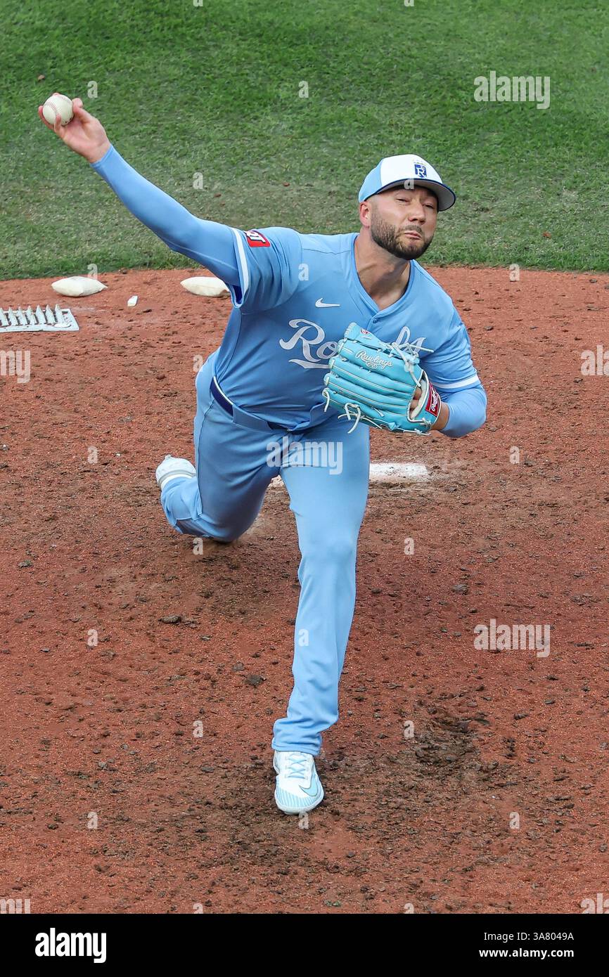 March 27, 2025: Kansas City Royals relief pitcher Lucas Erceg (60 ...