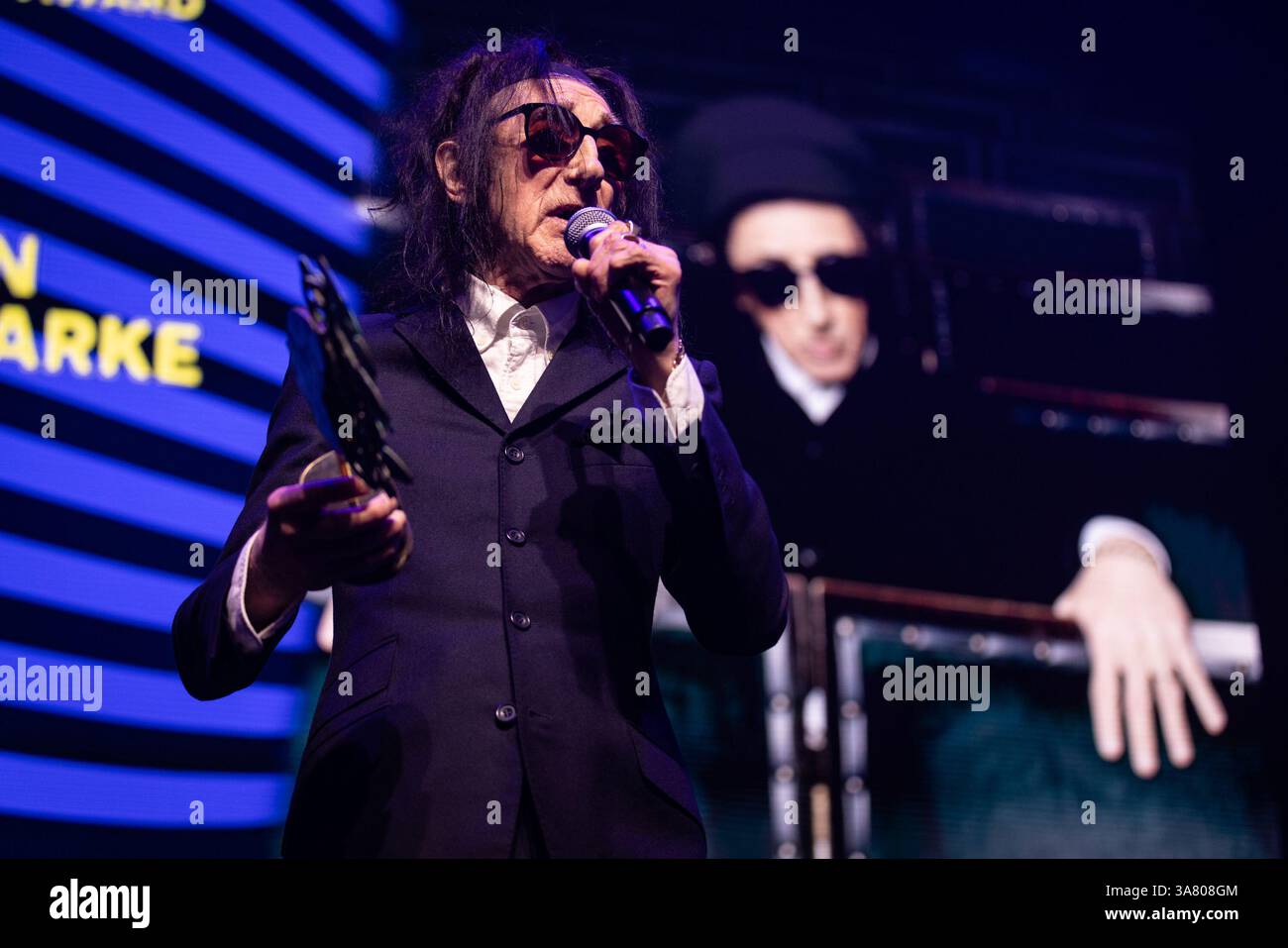 EDITORIAL USE ONLY Dr John Cooper Clarke wins the Northern Music Award ...