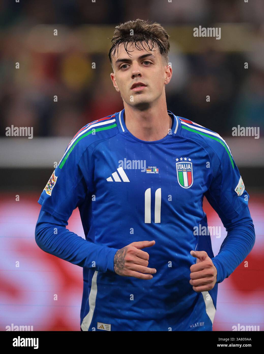 Dortmund, Germany. 23rd Mar, 2025. Daniele Maldini of Italy during the ...