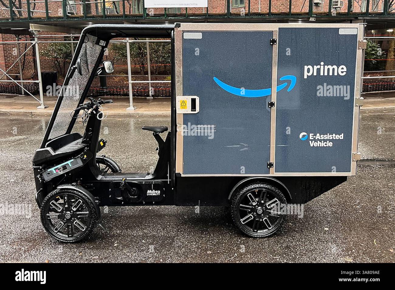 New York, United States. 24th Mar, 2025. An Amazon E-Assisted Vehicle ...