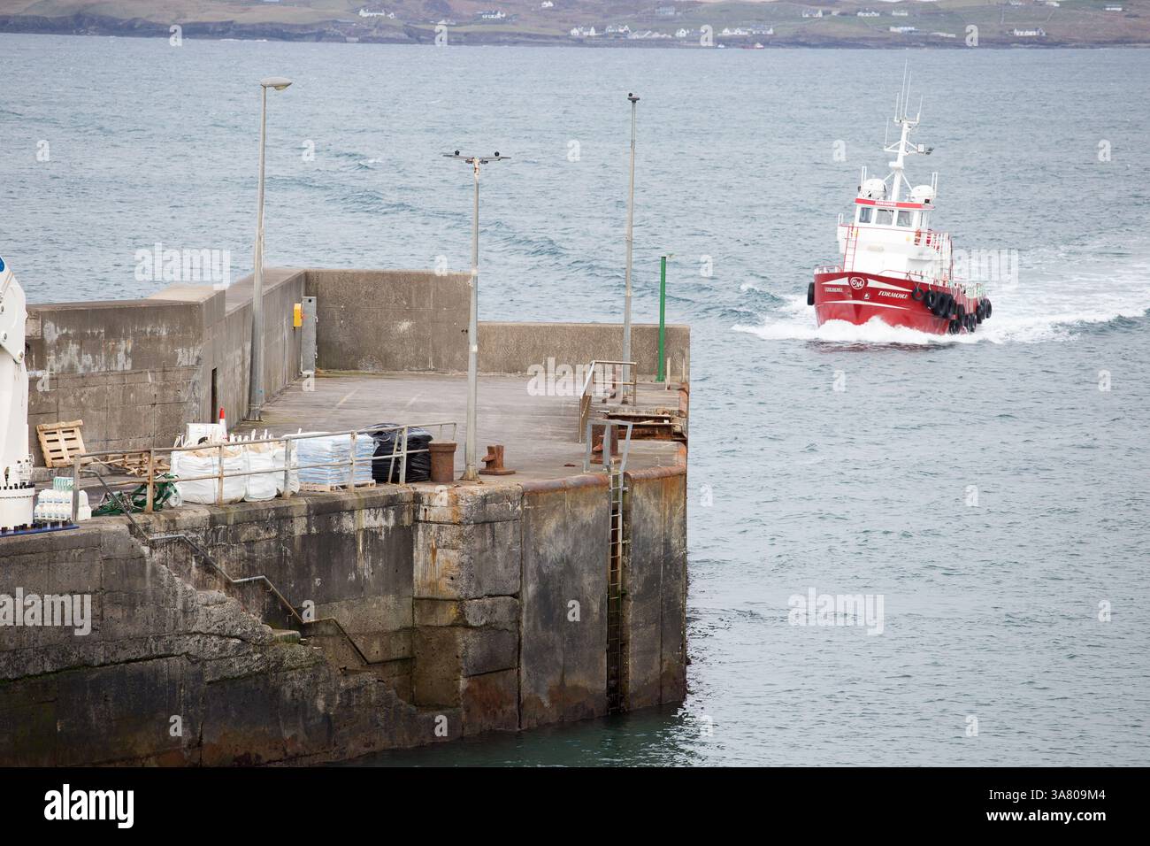 Roonagh Quay pier Stock Photo - Alamy