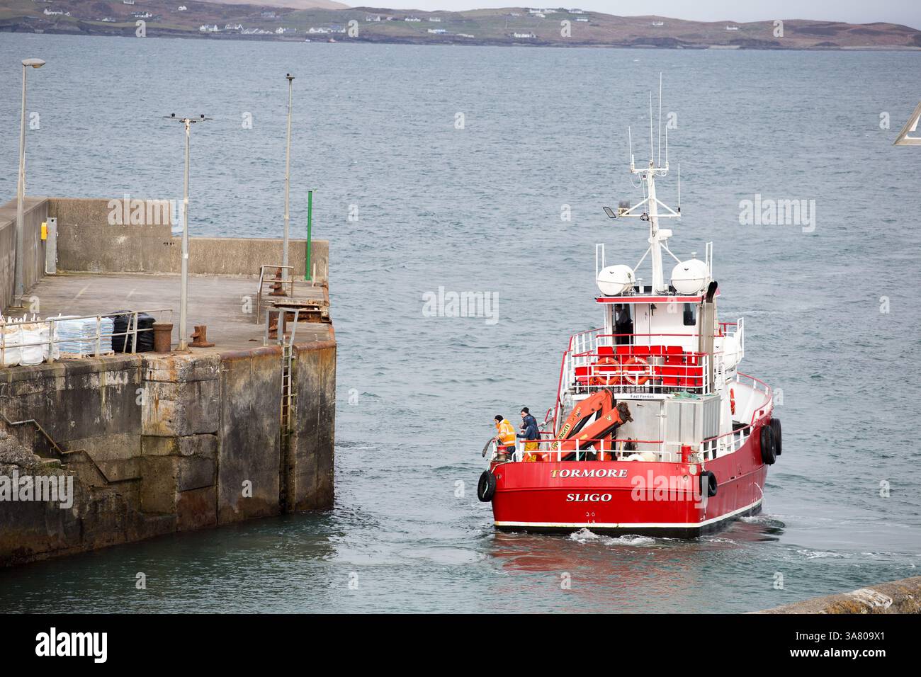 Roonagh Quay pier Stock Photo - Alamy