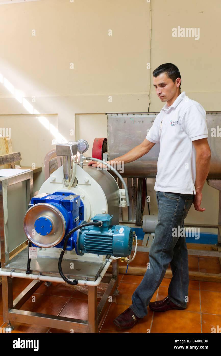 Chocolate conching machine being installed in the chocolate processing ...